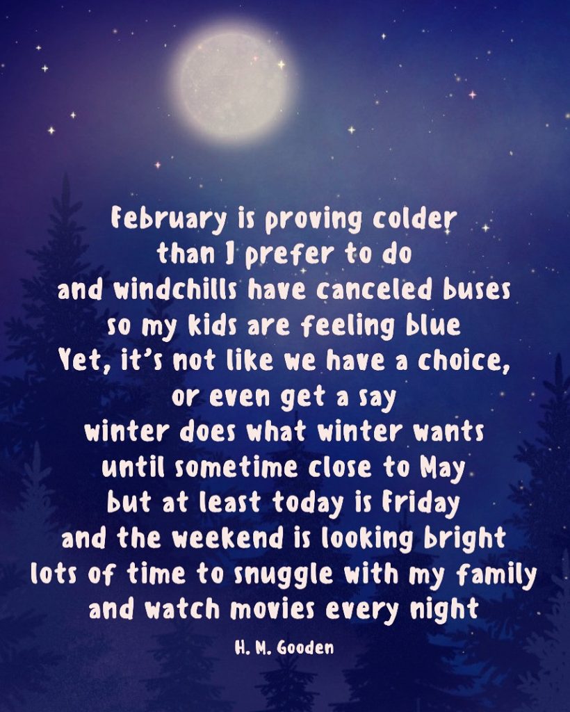February freeze and Friday – Thought Salad